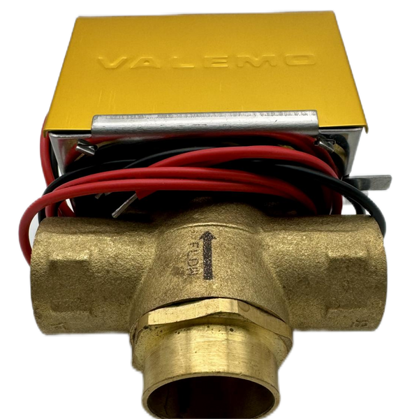 CASE of (12) V3417-A1S Motorized Zone Valve, 3-way, 1" Sweat, 24 VAC w ...