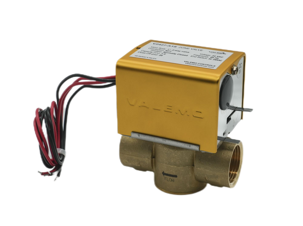 V2427-A1S Zone Valve, 2-way, 1" NPT, 24 VAC w/ End Switch - Valemo Controls